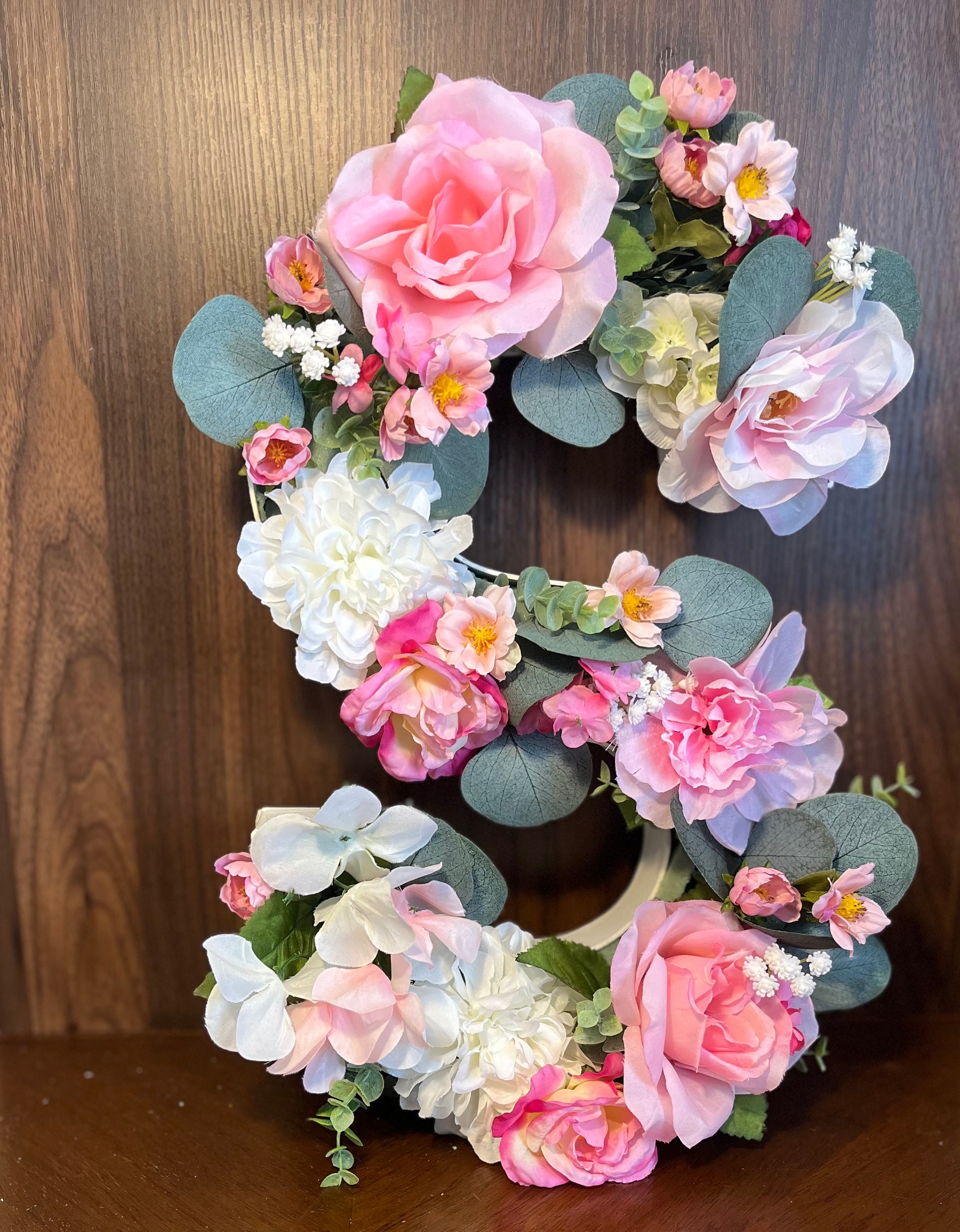 Floral Letter - Etsy