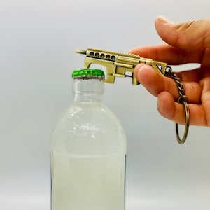 AR-15 Bottle Opener Antique Brass Keychain - Etsy