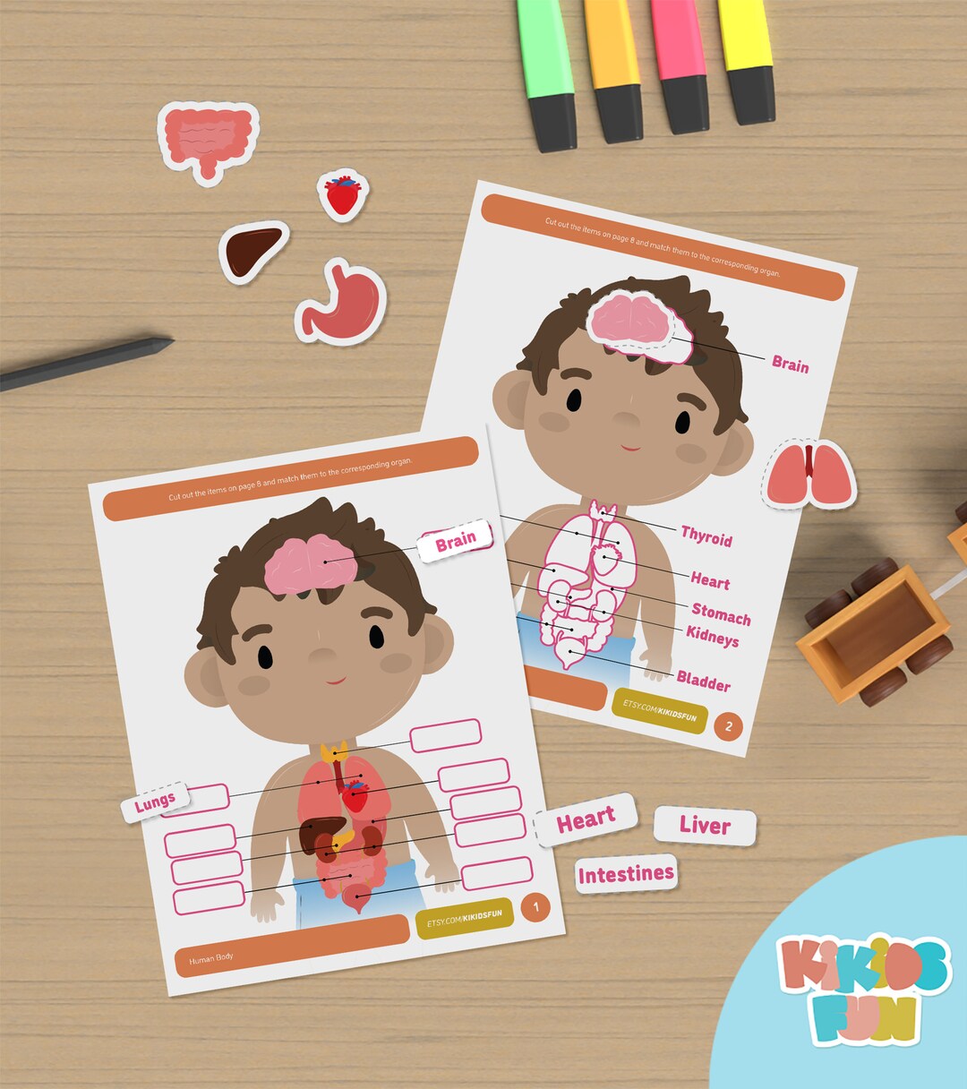Body Parts Activities boy Printable Activity for Kids. 7 - Etsy