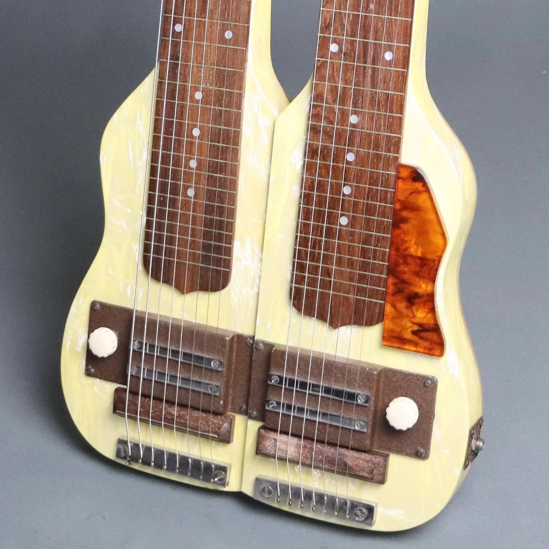 Regal Double Neck 7 8 String Lap Steel Electric Hawaiian Guitar ...