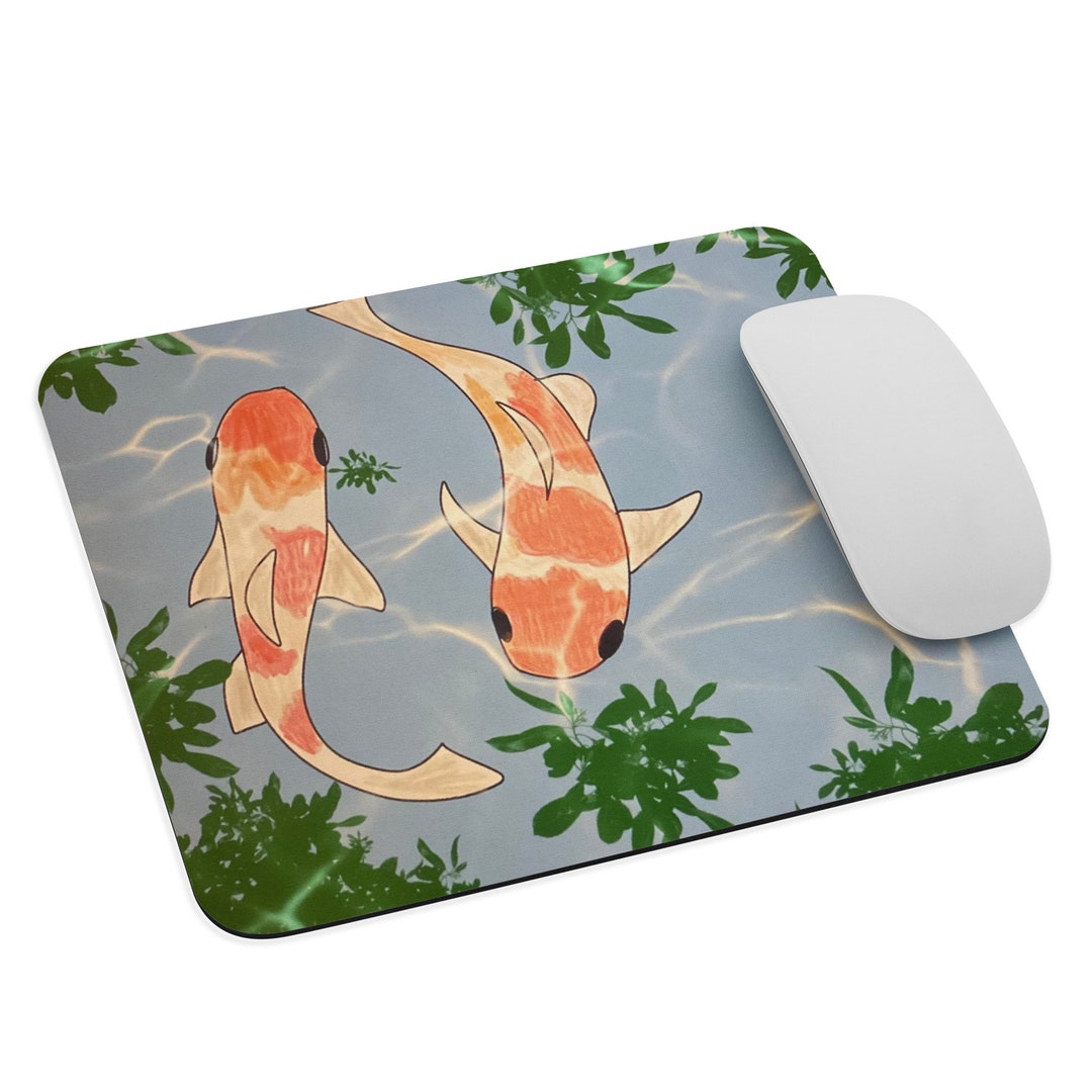 Koi Fish Mouse Pad - Etsy