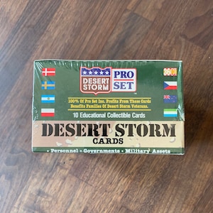Desert Storm Pro Set Trading Cards Factory Sealed Box 36-packs - Etsy