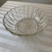 Gorgeous Vintage Clear Ribbed Glass Serving Bowl - Etsy