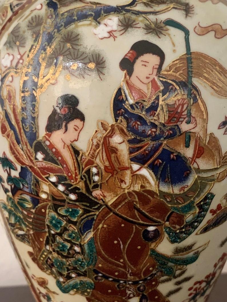 Zhong Guo Zhi Zao Chinese Porcelain Collectible Satsuma Style - Etsy