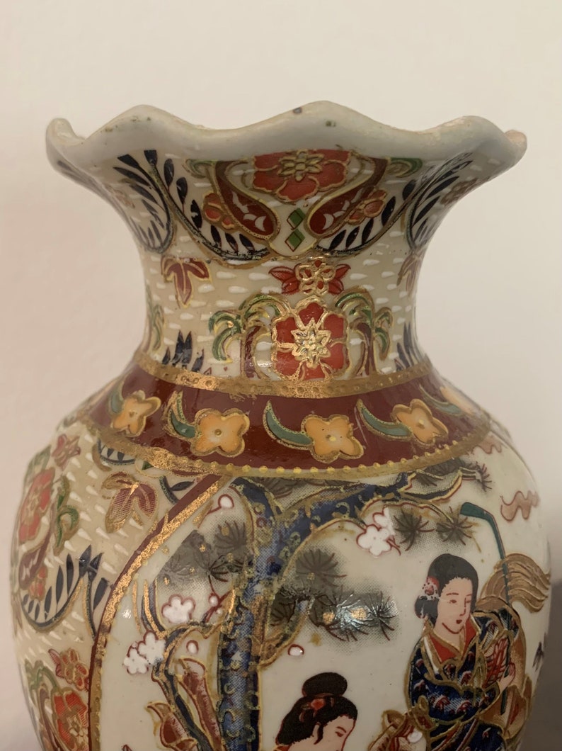 Zhong Guo Zhi Zao Chinese Porcelain Collectible Satsuma Style - Etsy