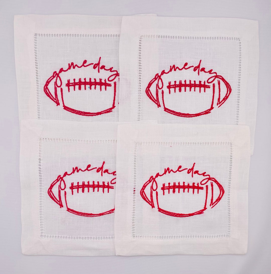 Gameday Football Tailgate Cocktail Napkins - Etsy