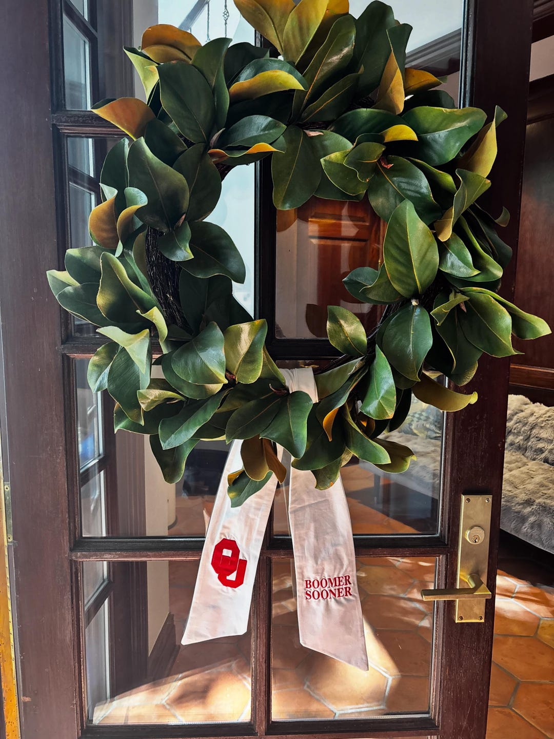 University of Oklahoma Boomer Sooner Wreath Sash - Etsy