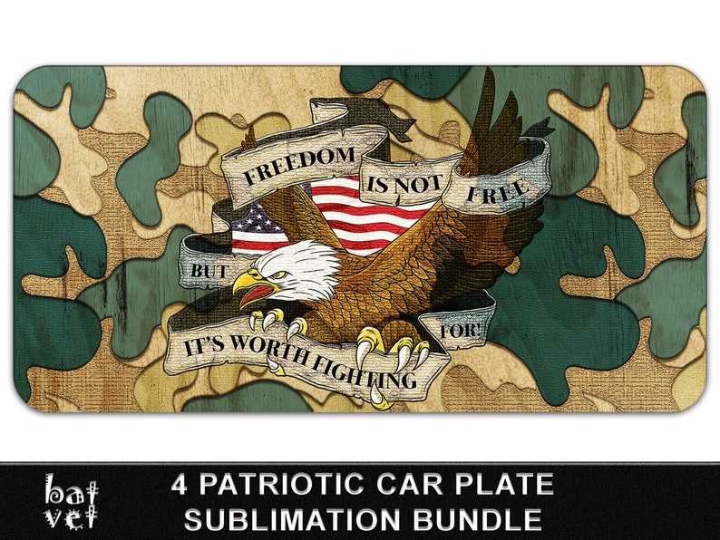2nd Amendment License Plate PNG Bundle Second Amendment Car - Etsy