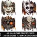 Creepy Halloween Sublimation Background Bundle Distressed Background ...