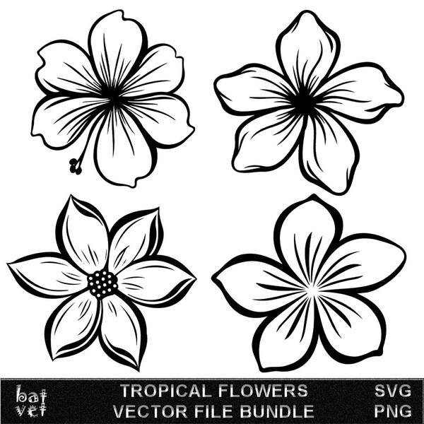 Frangipani Svg - Etsy