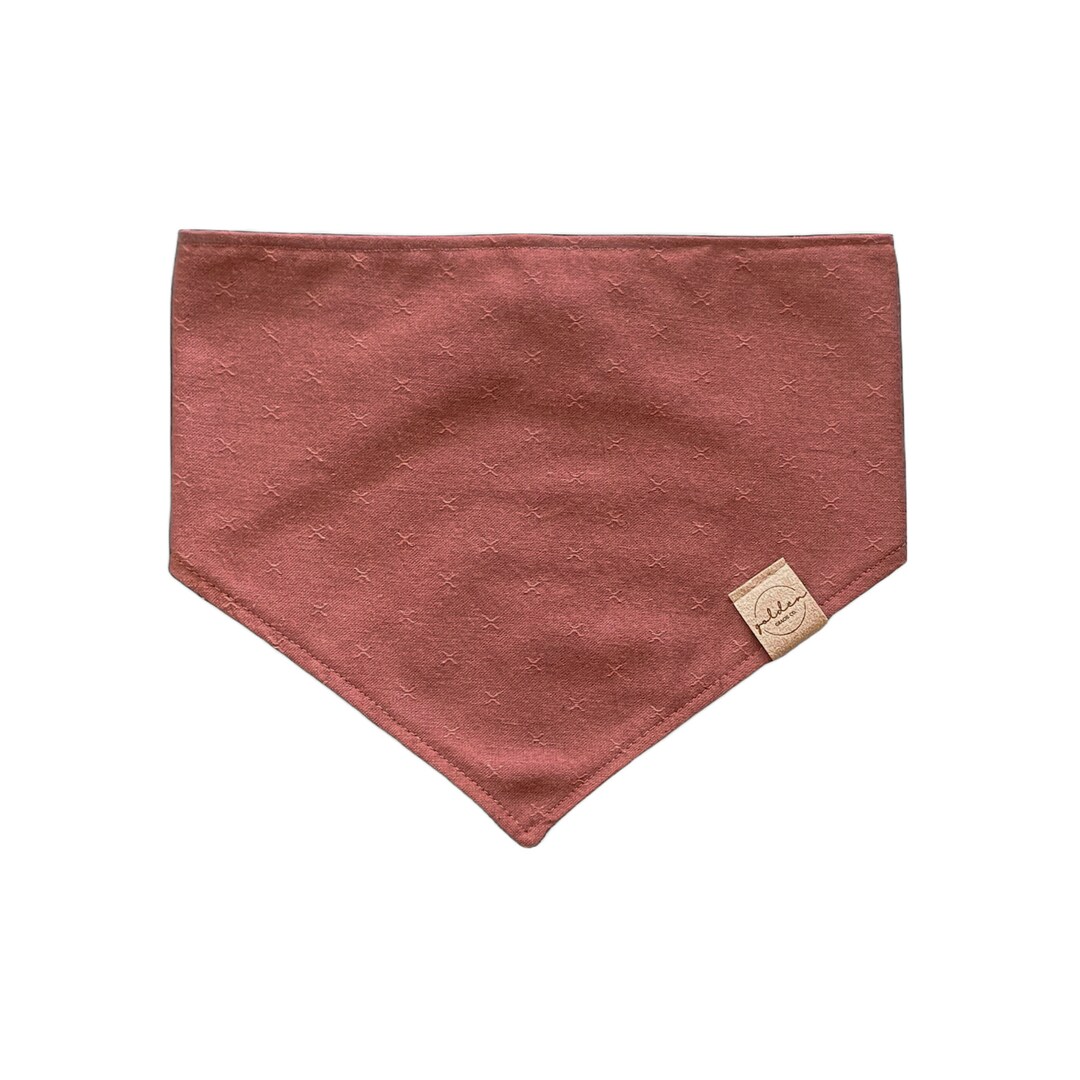 Black Cherry ∙ Sprout Wovens | Snap on Dog Bandana | Earthy Maroon ...