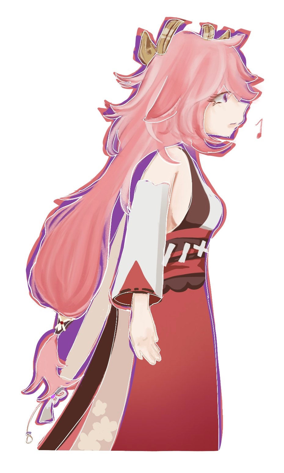 Yae Miko Sticker - Etsy