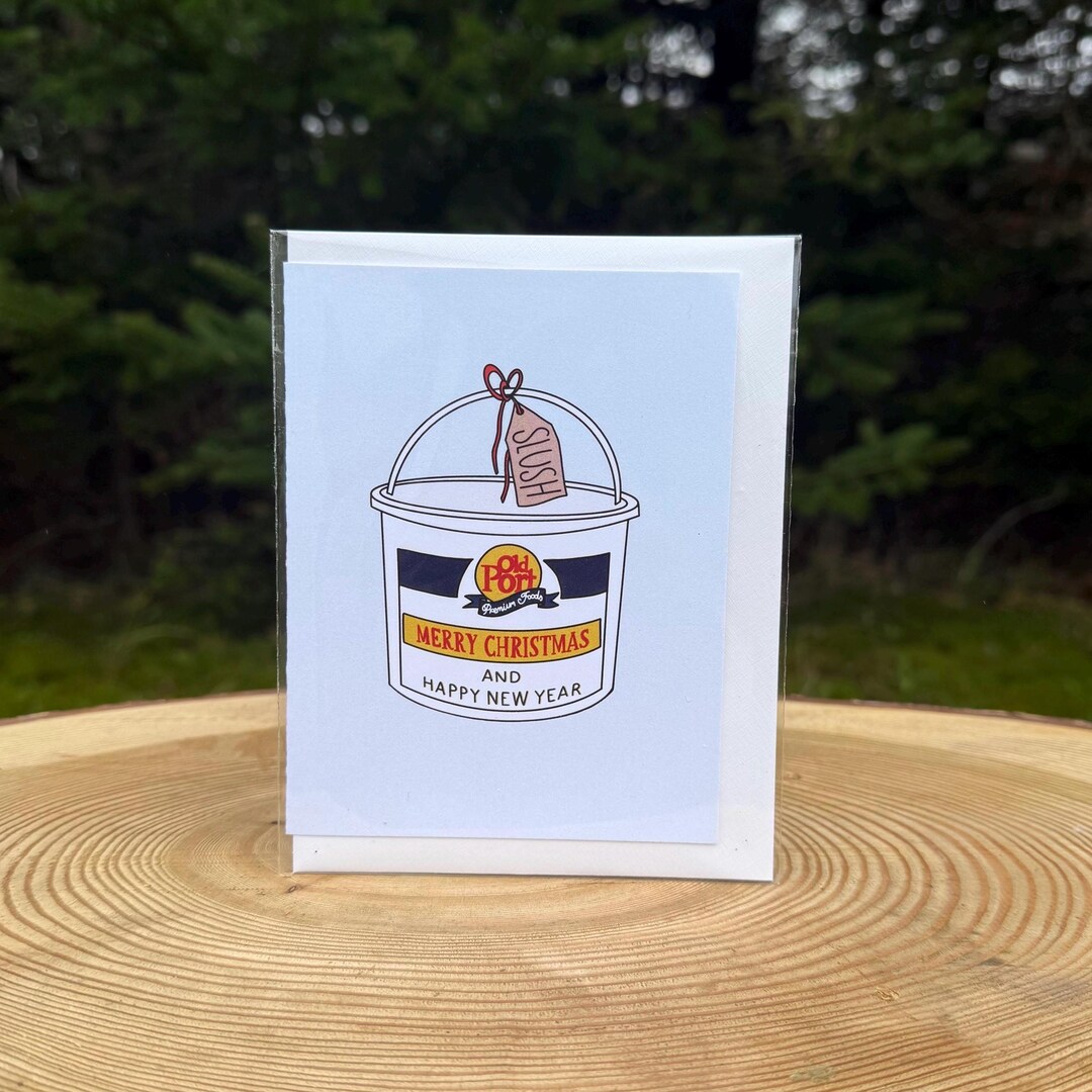 Slush Bucket Christmas Card | ‘newfie’ Slush | East Coast Canada ...