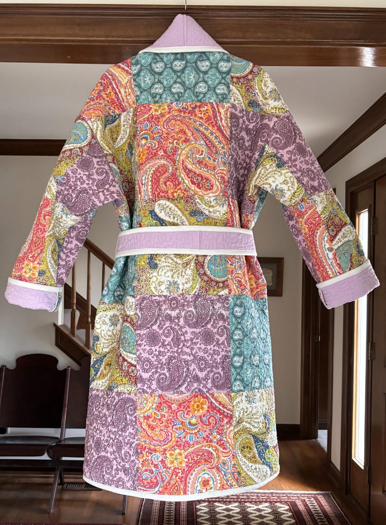 One-of-a-kind Old Quilt Housecoat (robe) - Etsy