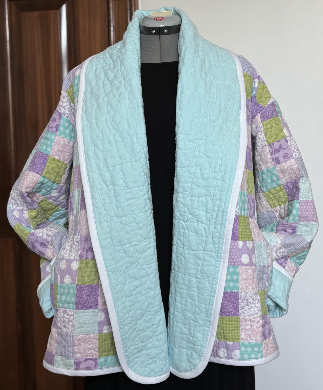 One-of-a-kind Quilt Jacket With Shawl Collar - Etsy