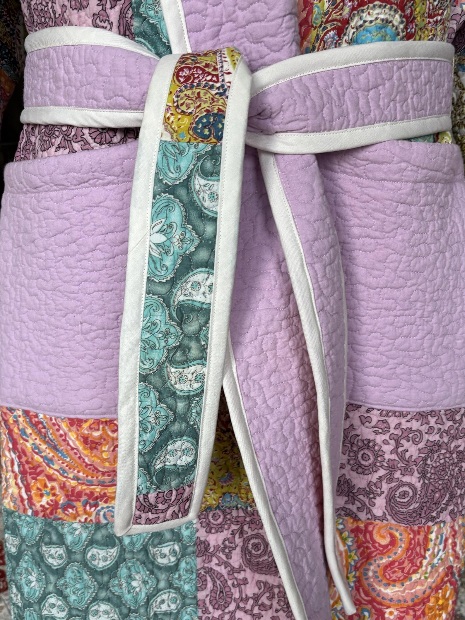 One-of-a-kind Old Quilt Housecoat (robe) - Etsy