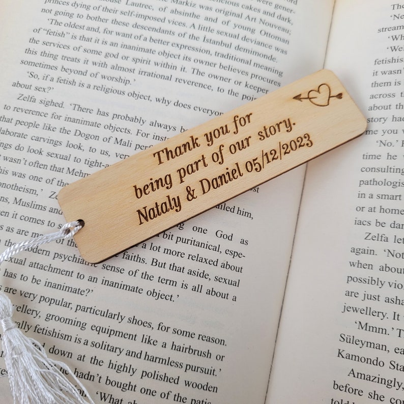 Custom Bookmark Wedding Favor Bulk Party Favors Engraved - Etsy