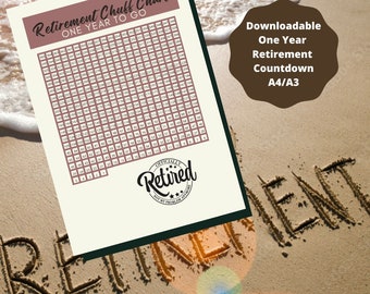 Retirement Countdown Printable - Etsy