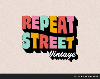 70s Funky Logo - Etsy