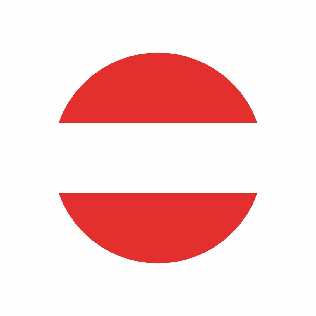 Austria Austria Sticker 8 Cm Round Flag Round Vinyl Stickers EM WM - Etsy