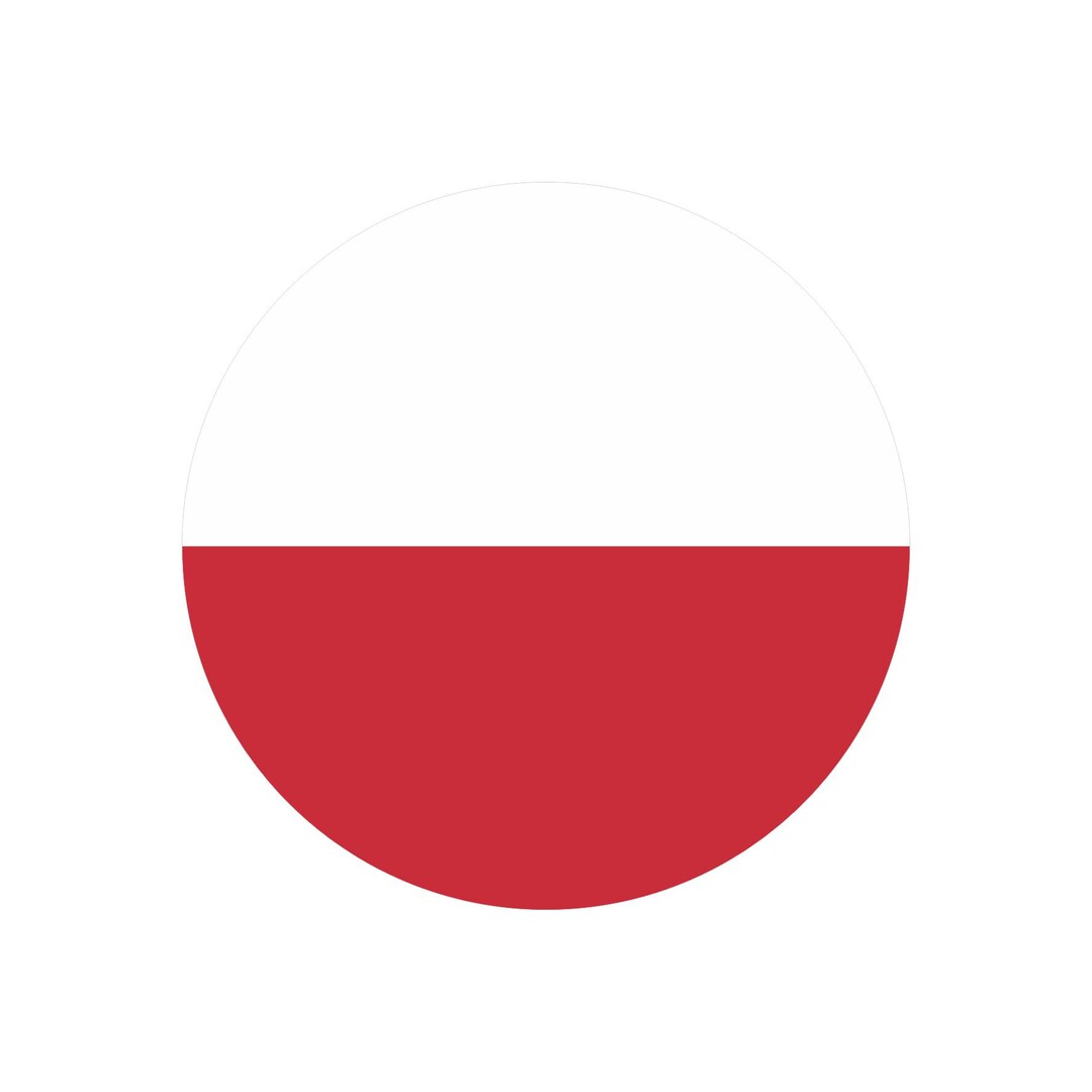 Poland Poland Sticker 8 Cm Round Flag Round Vinyl Stickers EM World Cup ...