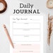 Daily Check in Journal Printable, PDF DOWNLOAD - Etsy