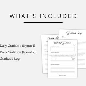 Daily Gratitude Journal Kit and Gratitude Log, Affirmation & Daily ...
