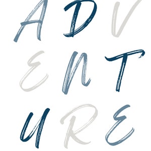 Blue Adventure Nursery Wall Decoration - Etsy