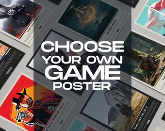 Video Game Poster - Etsy