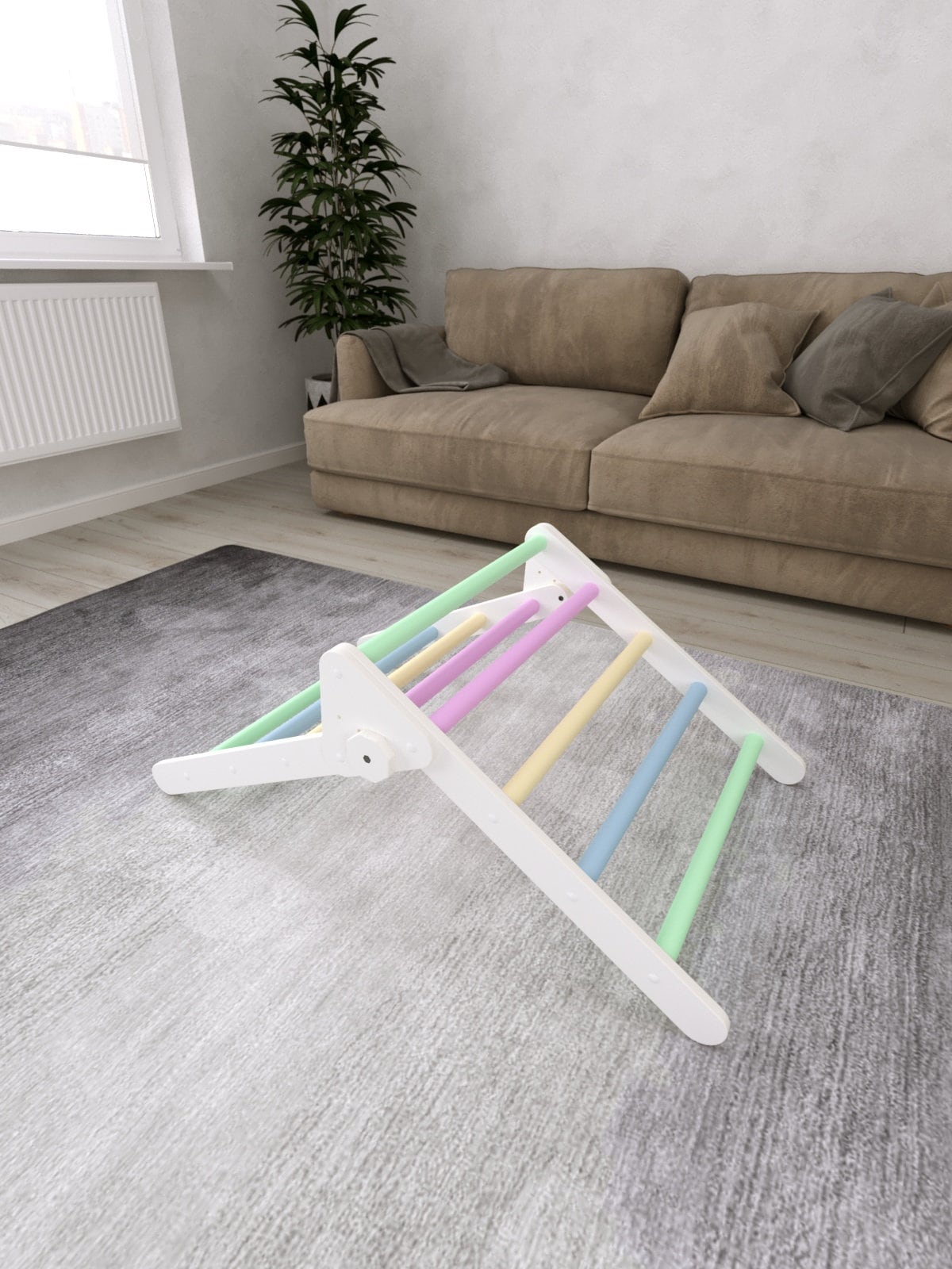 Foldable Climbing Triangle Plans, Сlimbing Stairs Plans, Pikler ...