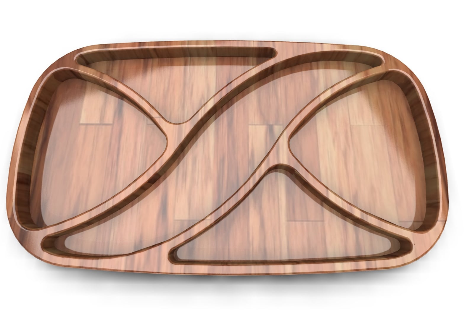 Serving Tray Cnc, Vector File, Vector Plan, DXF, SVG, Cnc File for Wood ...