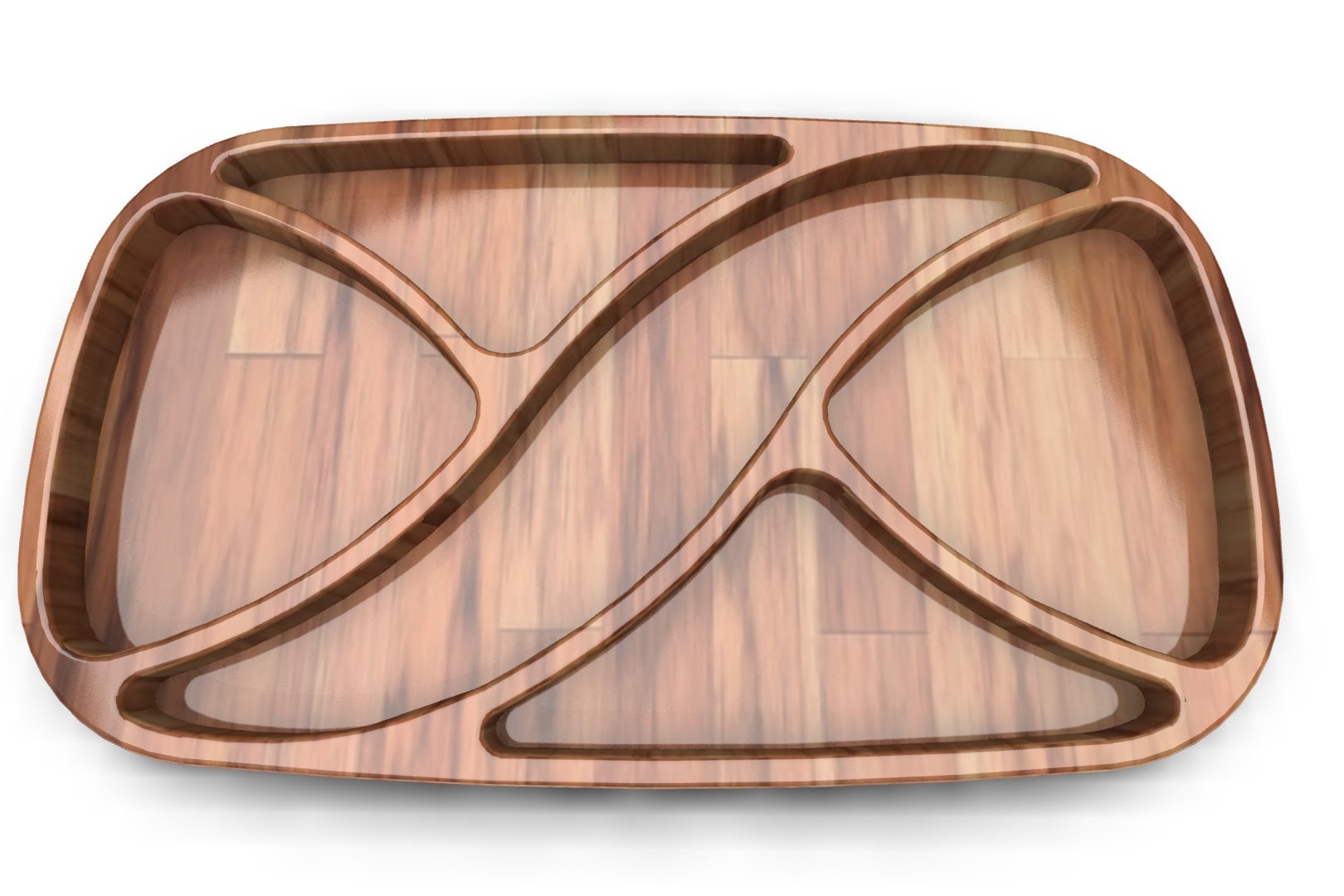 Serving Tray Cnc, Vector File, Vector Plan, DXF, SVG, Cnc File for Wood ...