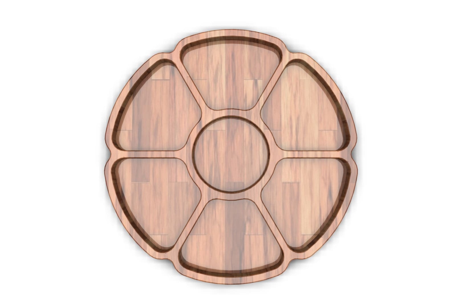 Serving Plate Cnc, Vector Plan, Vector File, DXF, SVG, Cnc File for ...