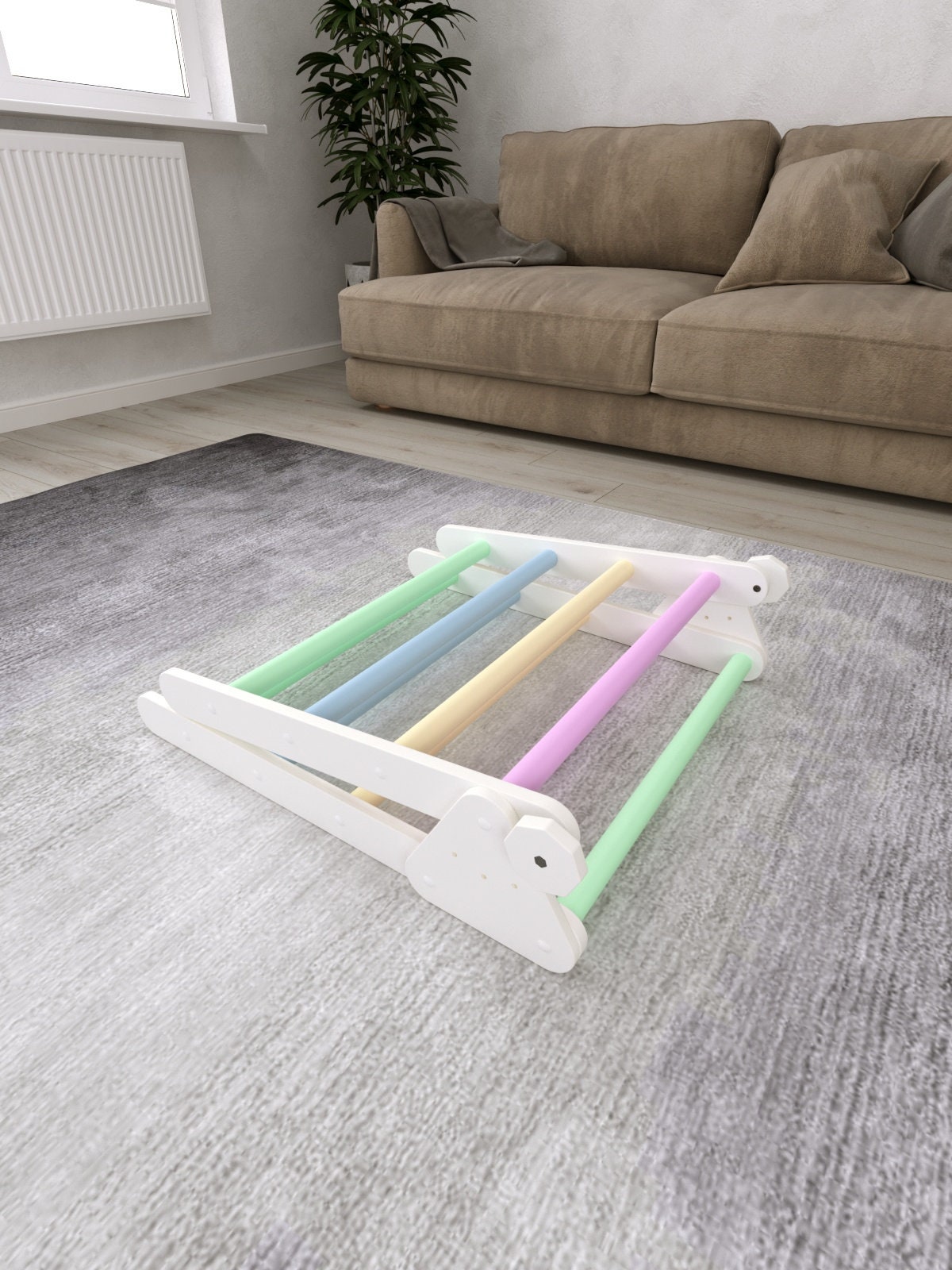 Foldable Climbing Triangle Plans, Сlimbing Stairs Plans, Pikler ...