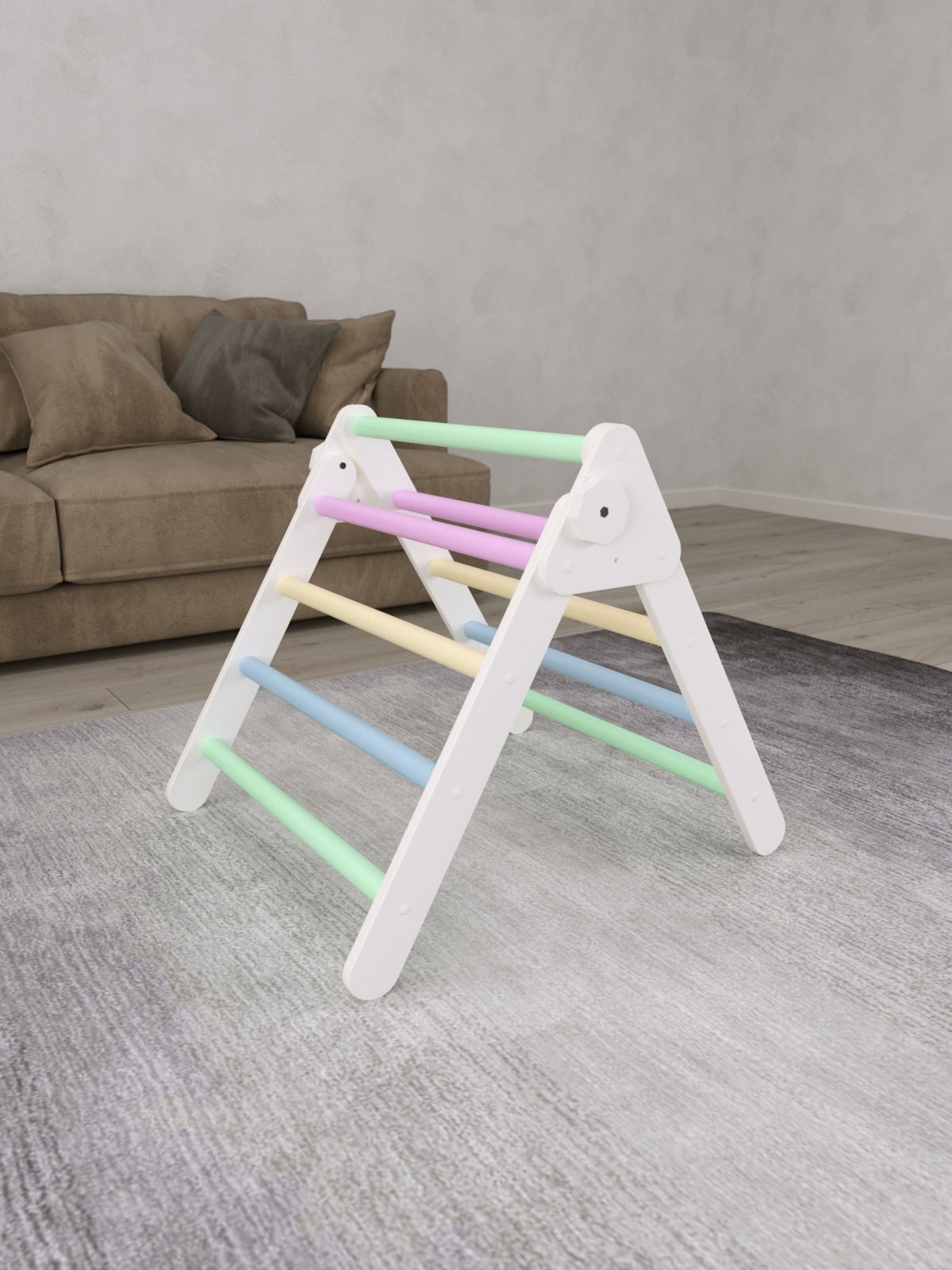 Foldable Climbing Triangle Plans, Сlimbing Stairs Plans, Pikler ...