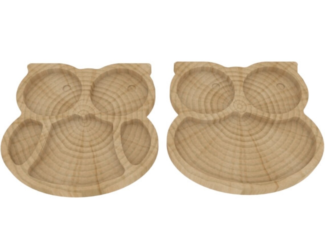 Serving Plate Svg 2 in 1, Cnc File for Wood, Vector Plan, Cnc Serving ...