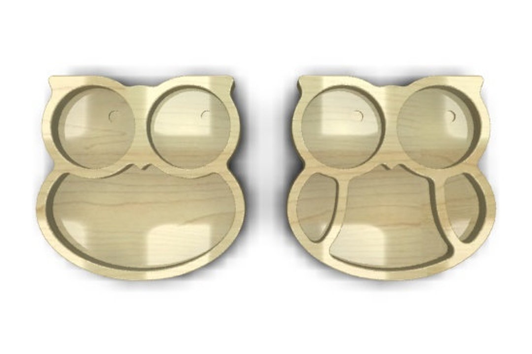 Serving Plate Svg 2 in 1, Cnc File for Wood, Vector Plan, Cnc Serving ...