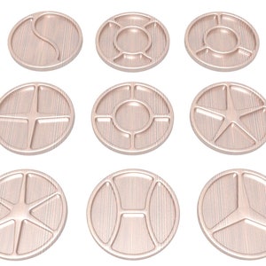 Serving Plate Cnc Food Snack Trays Compartmental Dish - Etsy