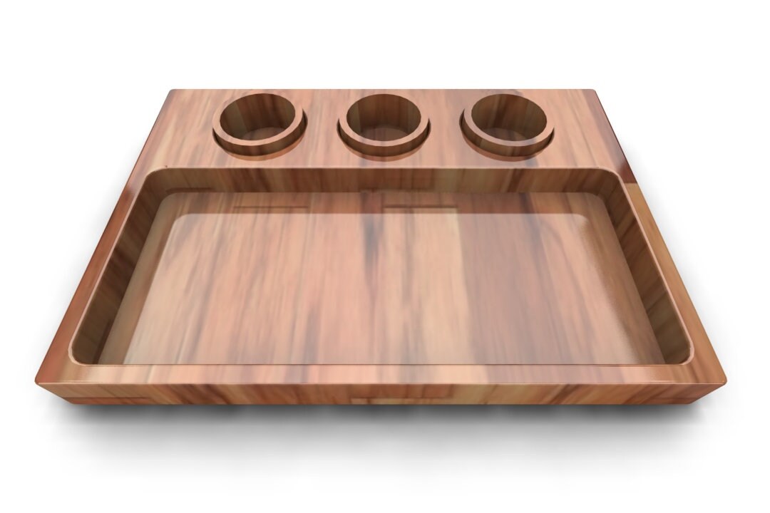 Serving Tray Cnc, Food Snack Tray, Vector File, Vector Plan, DXF, SVG ...