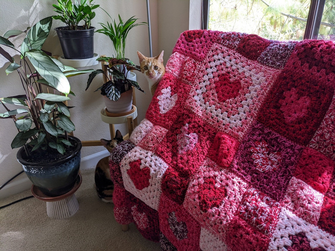 Cozy Love Blanket Crochet Pattern PDF | Beginner Friendly Crochet ...
