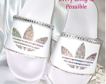 Rhinestone Adidas - Etsy