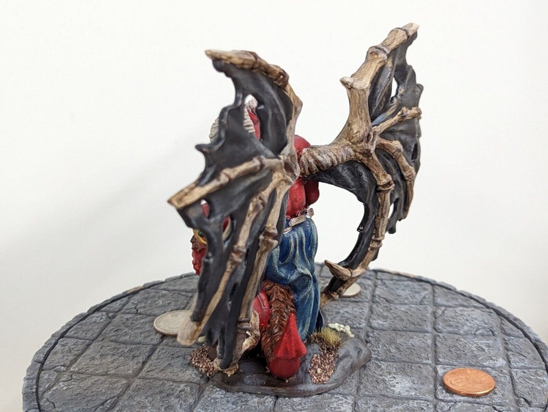 Dungeons and Dragons Painted Orcus Mini, Handcrafted RPG Game Figure ...