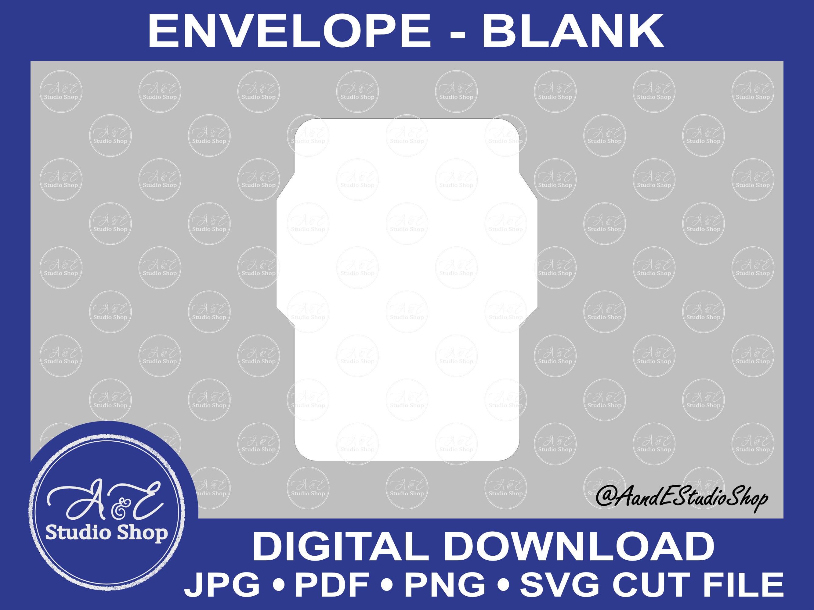 Envelope Blank 4.25 X 6.25 SVG Cut File - Etsy