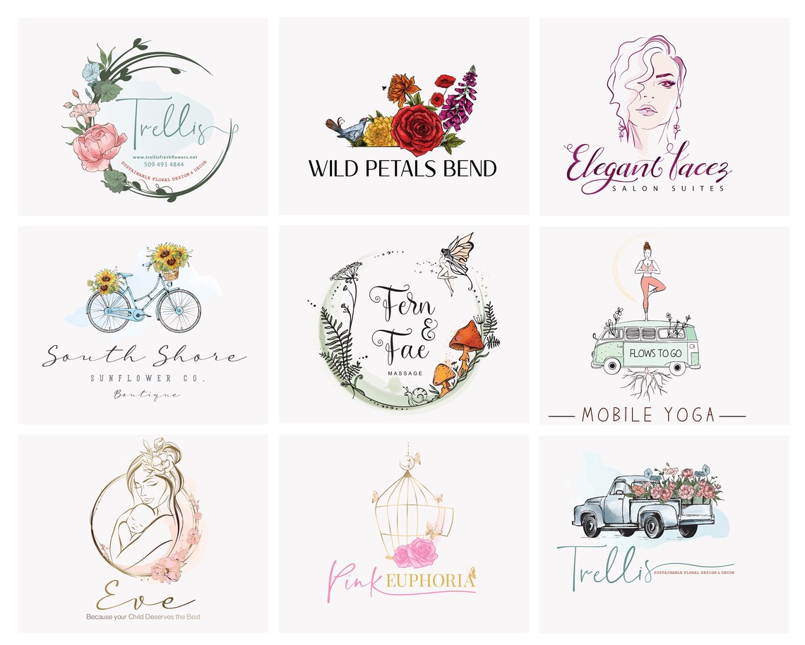 Hand Drawn Logo | Logo Design | Custom Logo Design | Simple Logo Design ...