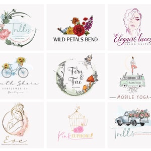 Hand Drawn Logo | Logo Design | Custom Logo Design | Simple Logo Design ...