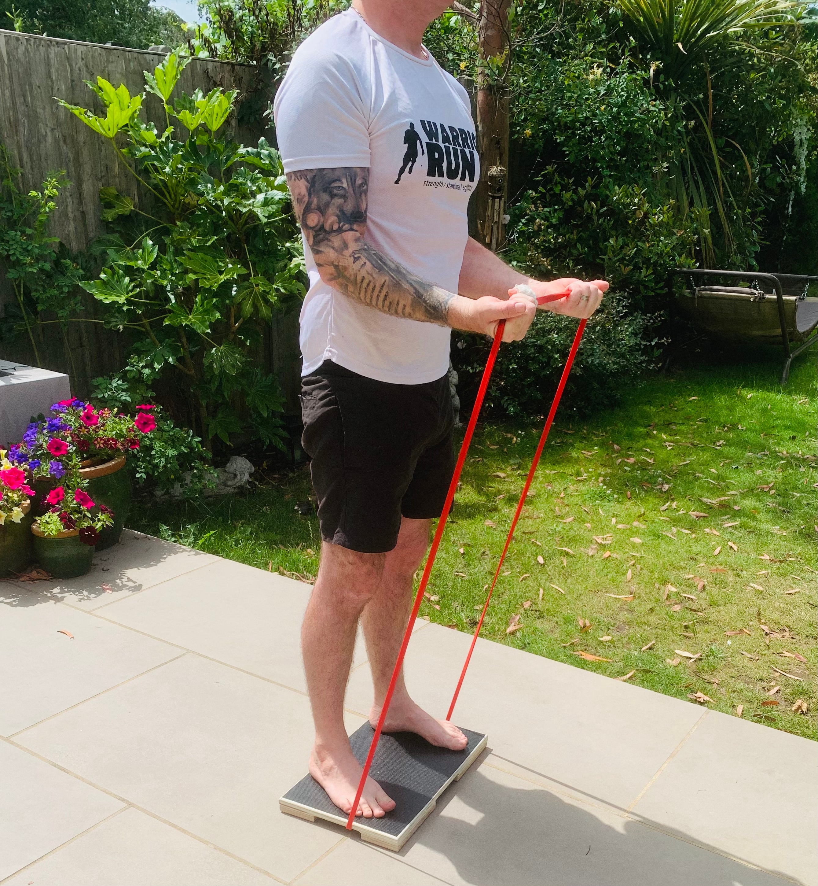 Resistance Band Ground Plate Base Board Bands 2 Sizes Available X3 Pull ...