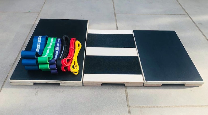 Resistance Band Base Board: Calisthenics Foot Plate, X3 Pull-up Bar - Etsy
