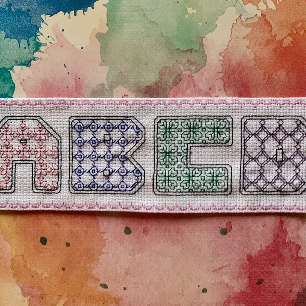 Blackwork Alphabet - Etsy