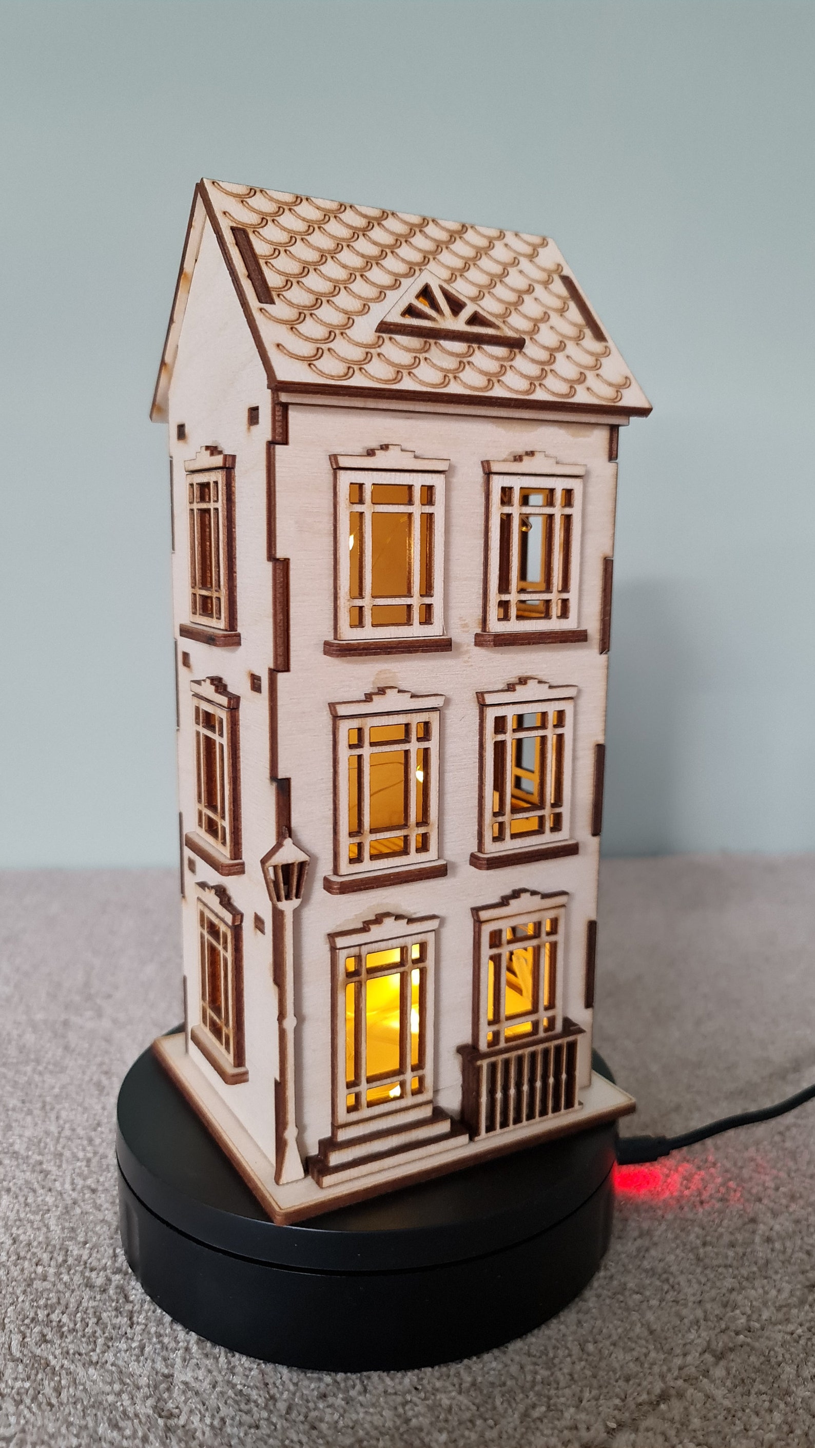 Town House No.1 Dollhouse DIY Kit Scale 1:48 | Cornel73 - Etsy UK