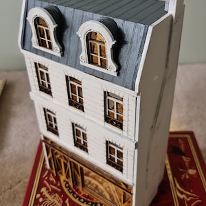 DOLLHOUSE , Miniature Kit Model "cafe De Paris" - Miniature Kit -1:48th ...